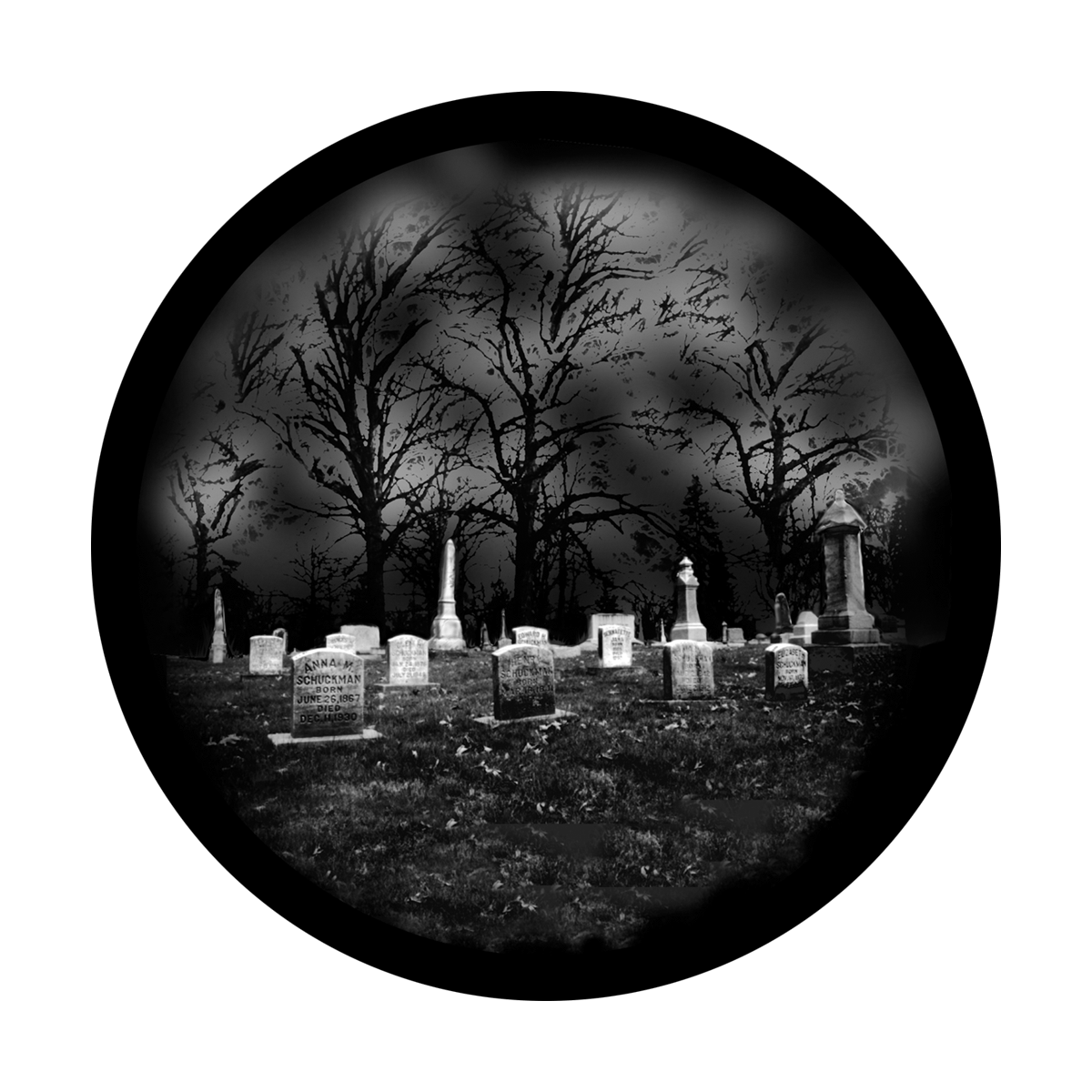 B&W Gobo | Graveyard 1
