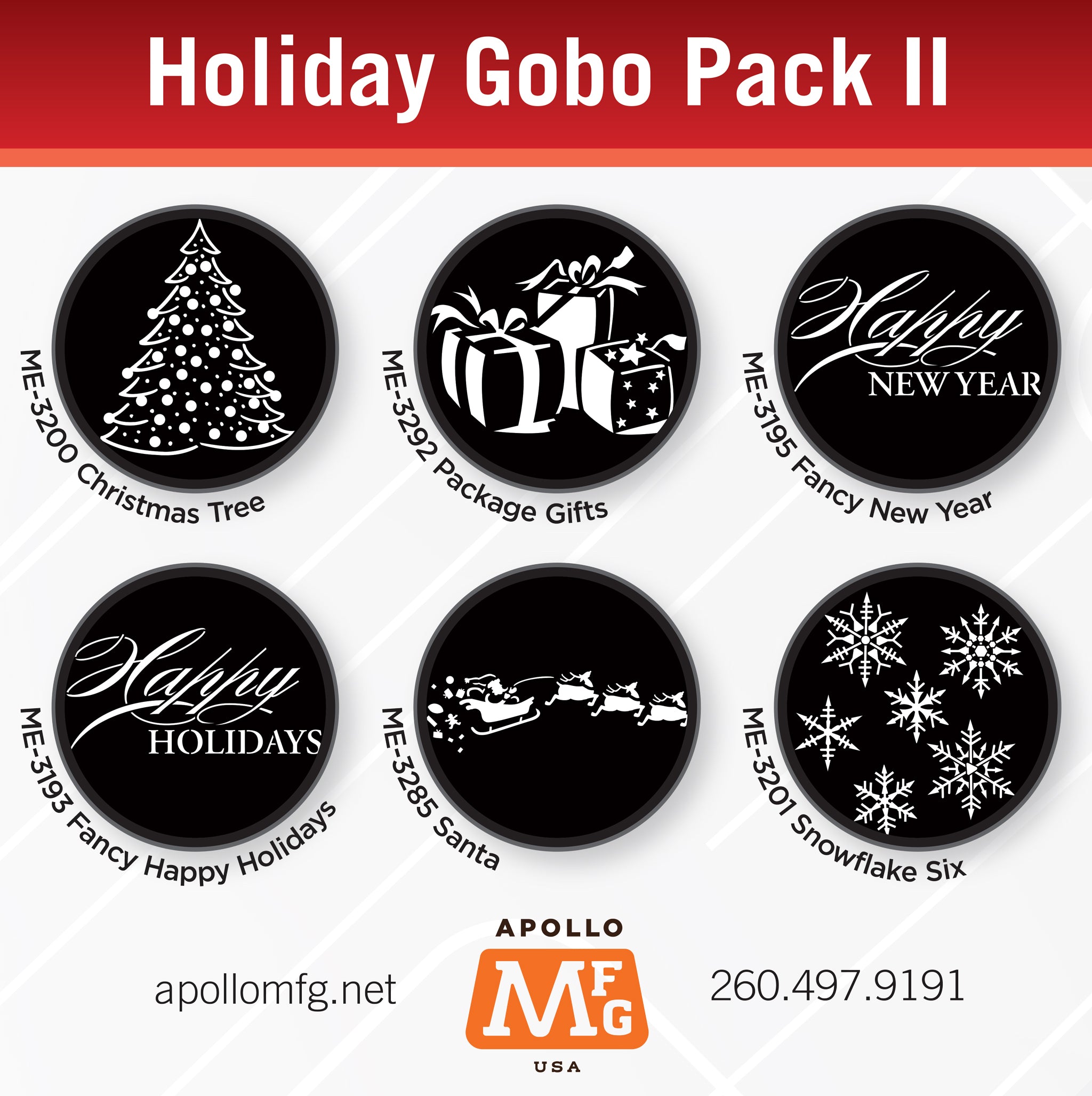 Apollo MFG | Gobo Packs