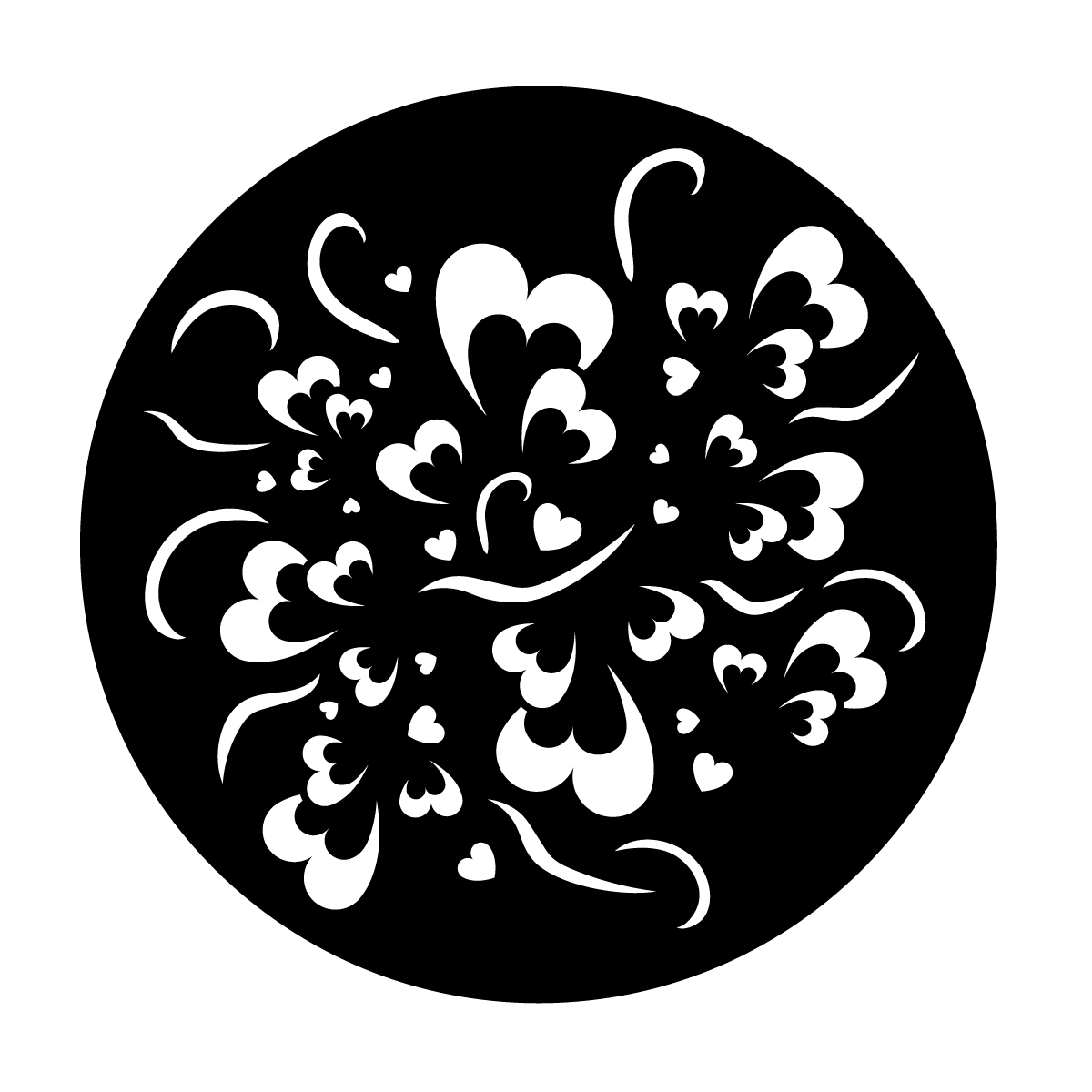 Metal Gobo | Rose Garden