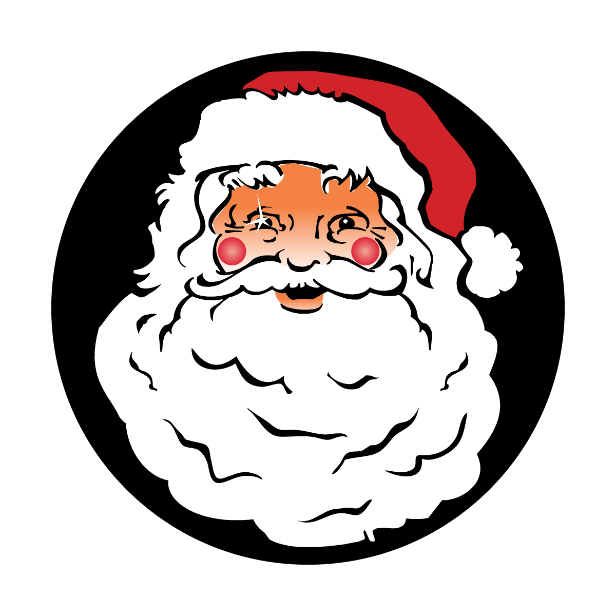 Full Color Gobo | Santa's Face