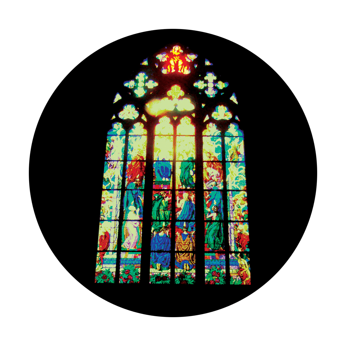 Full Color Gobo | D. Antonakos - Stained Glass Window