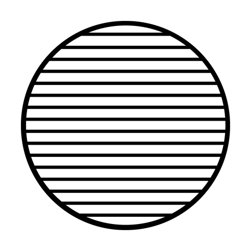Metal Gobo | Horizontal Lines