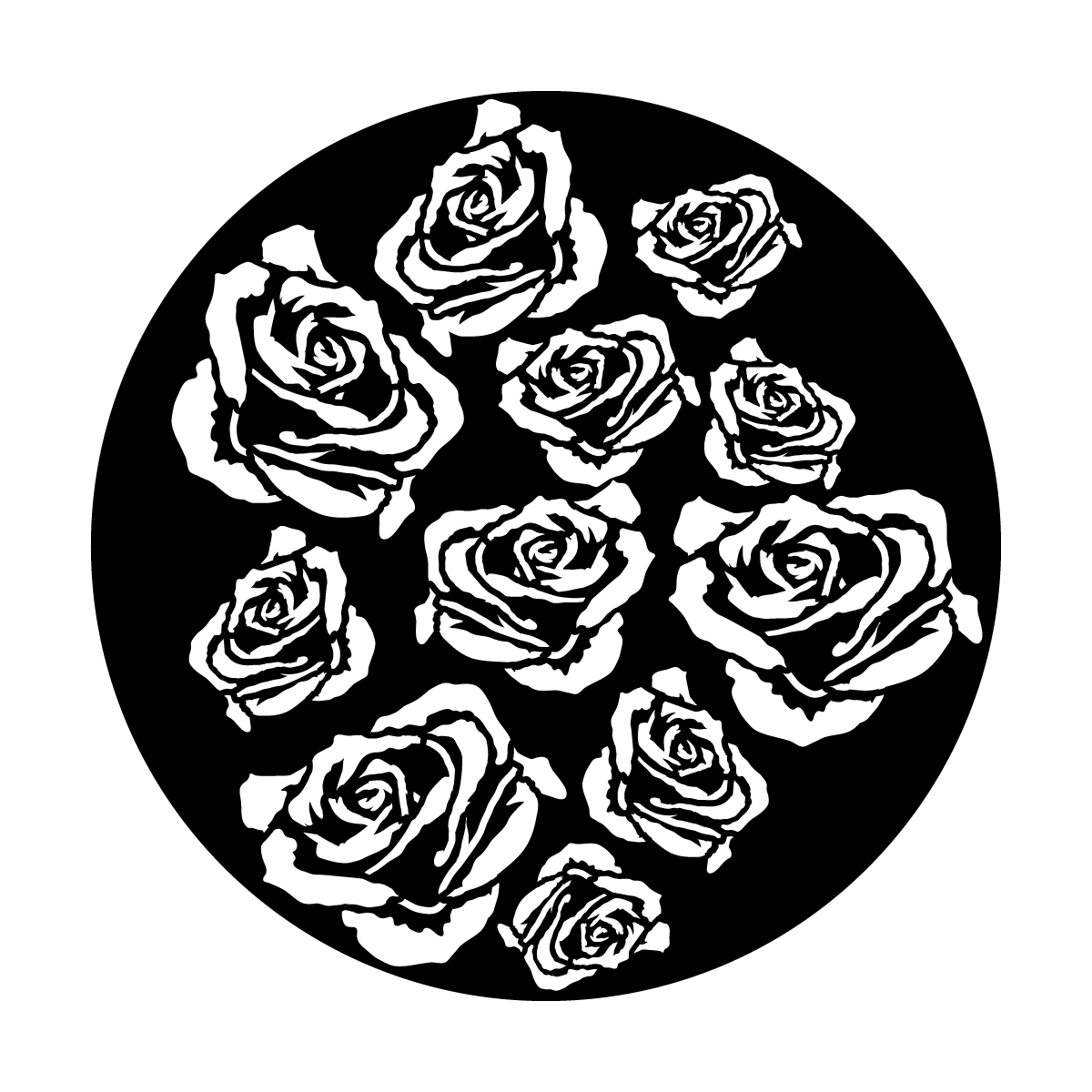 Metal Gobo | Breakup Roses