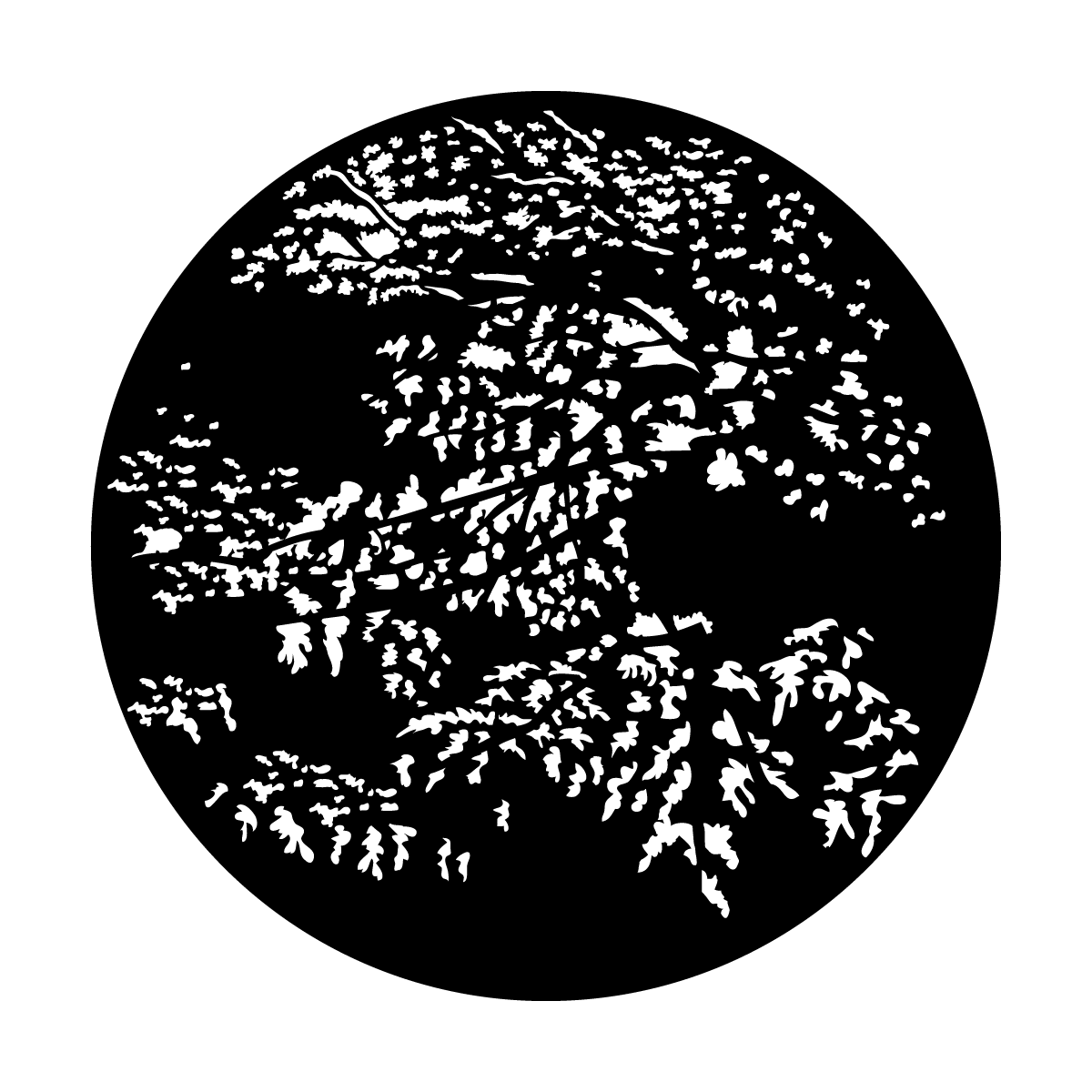 Metal Gobo | Foliage Forest