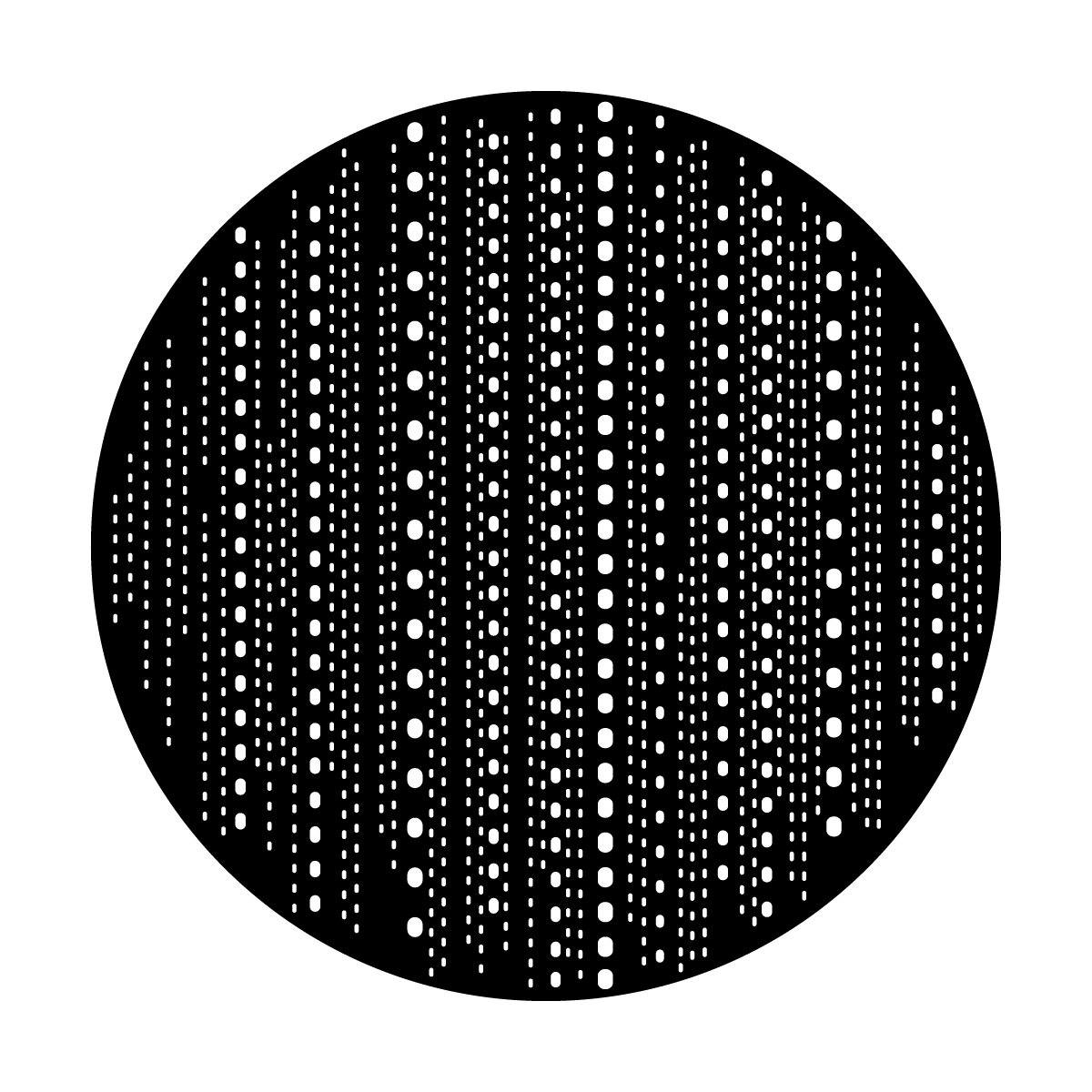 Metal Gobo | Dot City - Thick