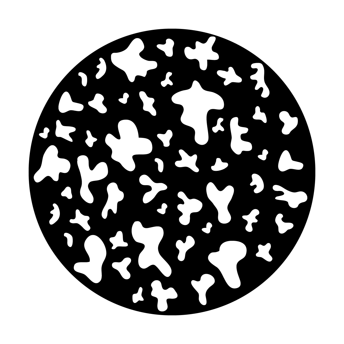 Metal Gobo | Amorphic Breakup