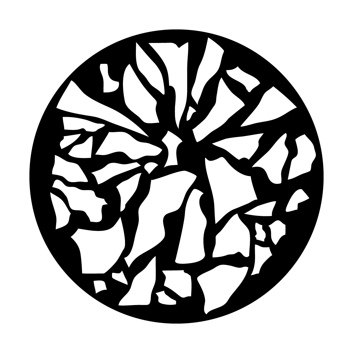 Metal Gobo | Mosaic Breakup