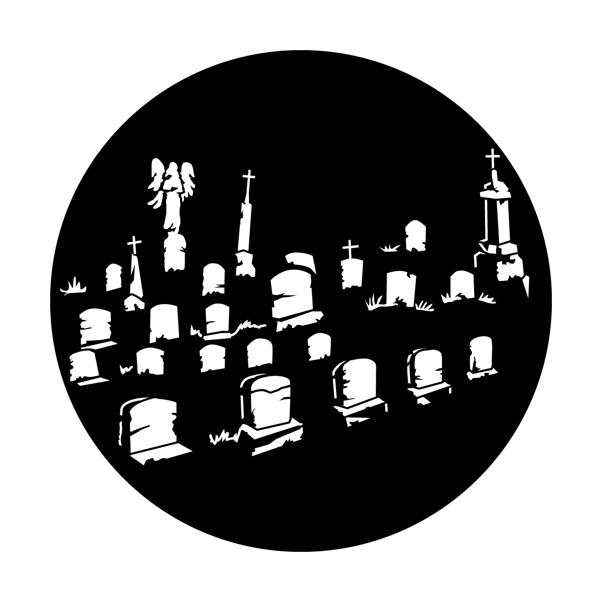 Metal Gobo | Real Graveyard