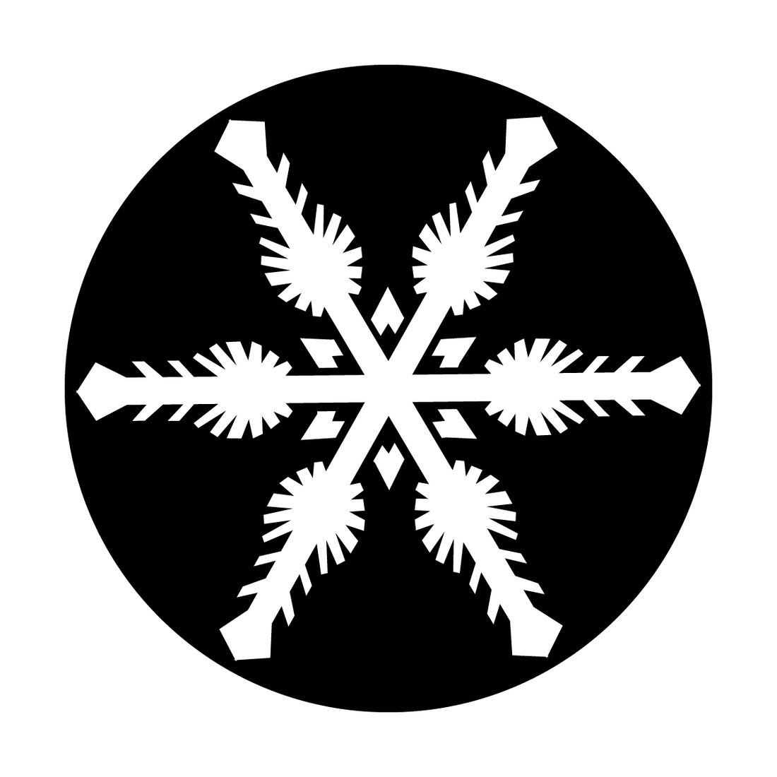 Metal Gobo | Snowflake