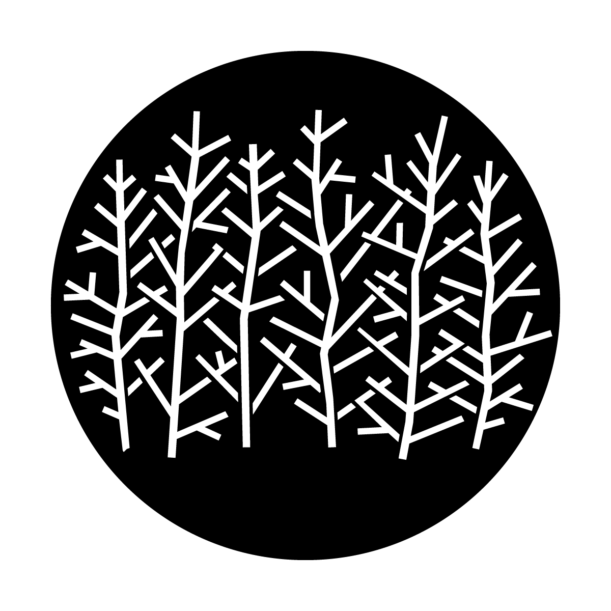 Metal Gobo | Naked Forest