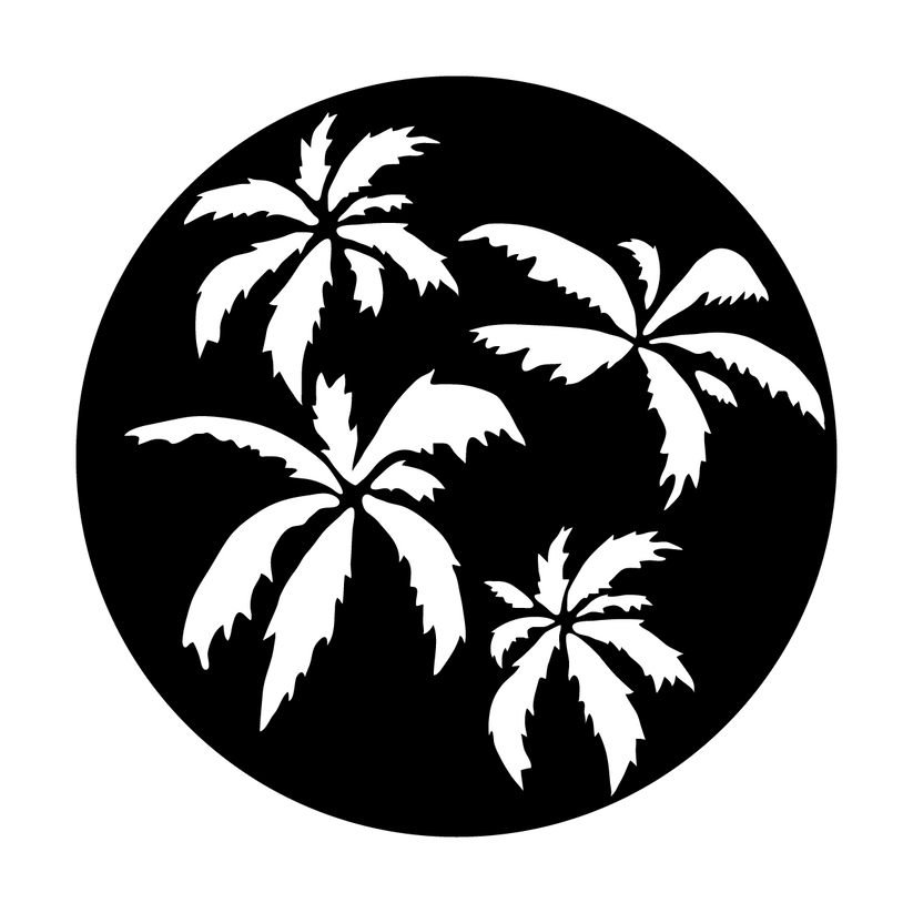 Metal Gobo | Palm Trees