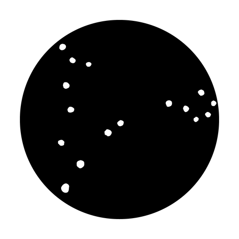 Metal Gobo | B Constellations Pisces the Fish
