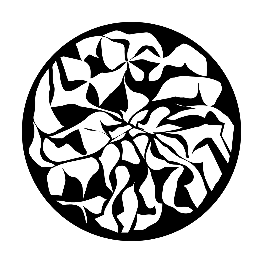 B&W Gobo | Modern Leaves