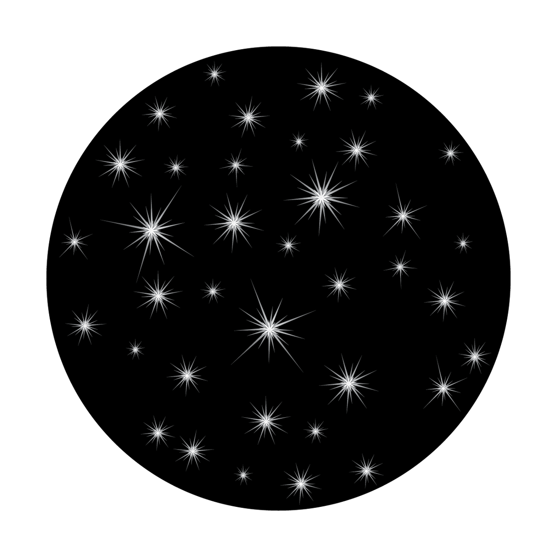 B&W Gobo | Star Twinkling