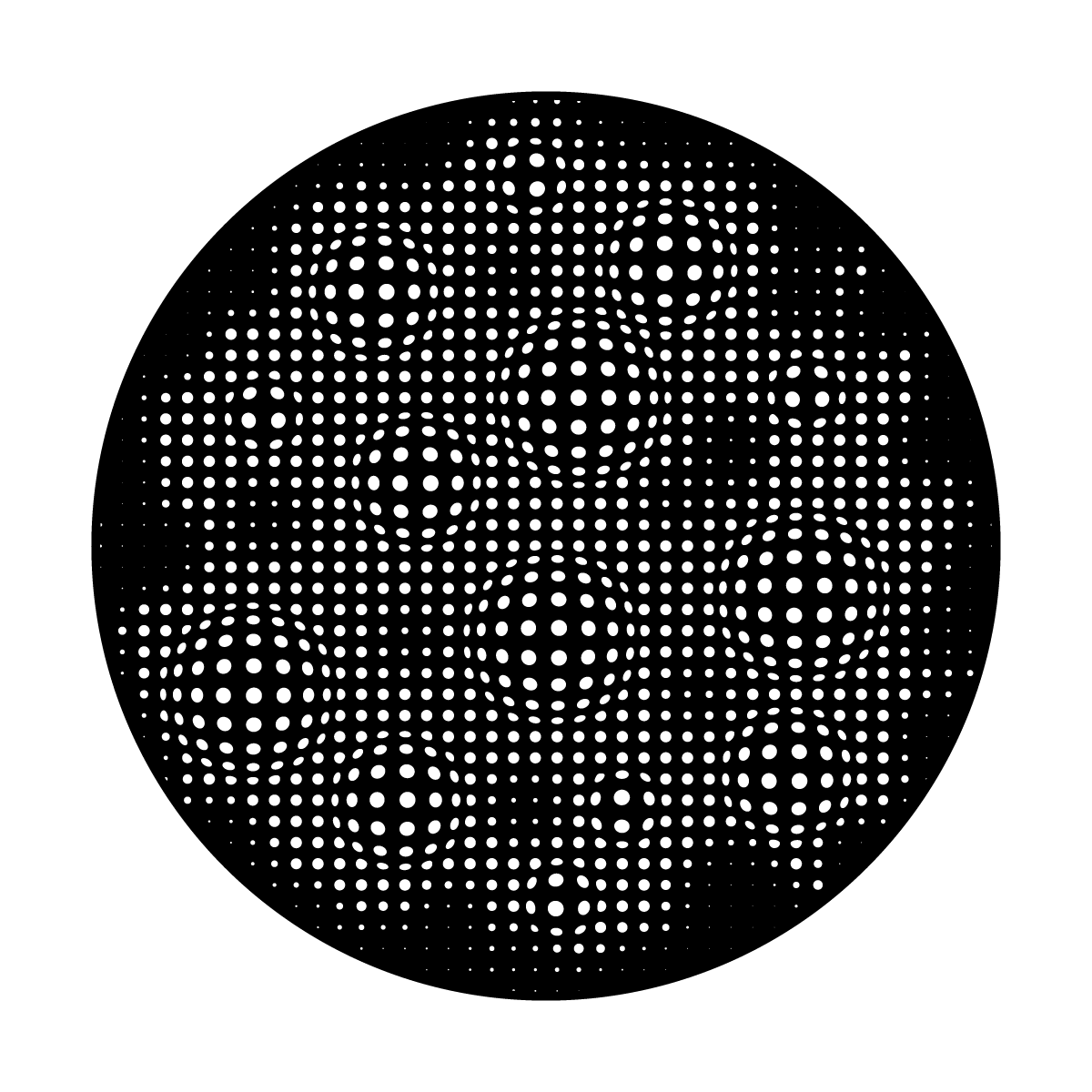 B&W Gobo | Dot Field – Apollo MFG