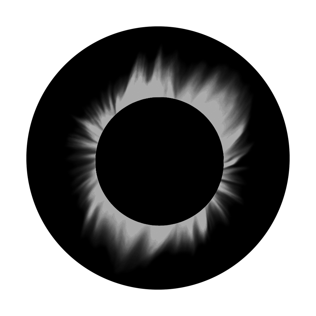 B&W Gobo | Solar Eclipse
