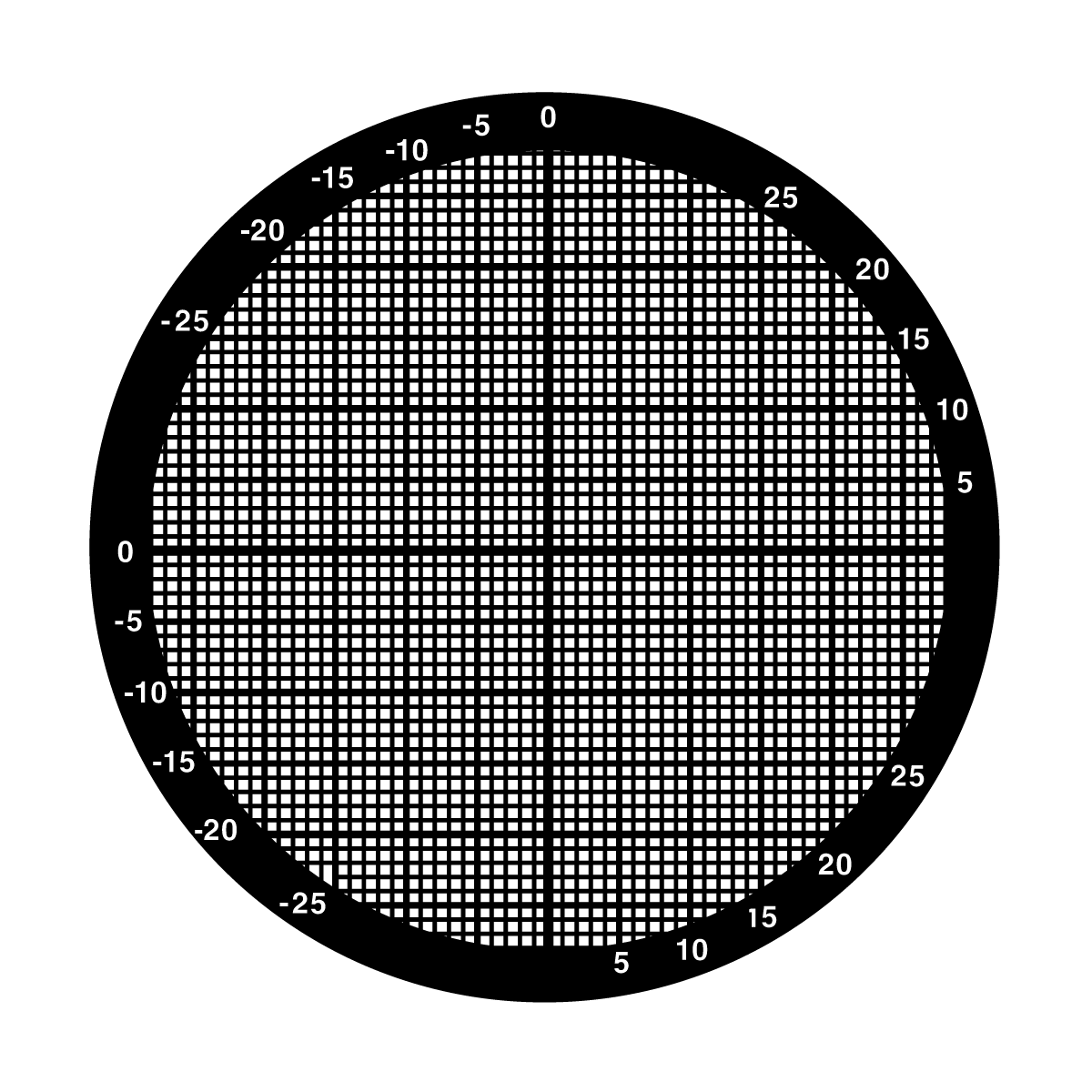 B&W Gobo | Keystone Grid – Apollo MFG