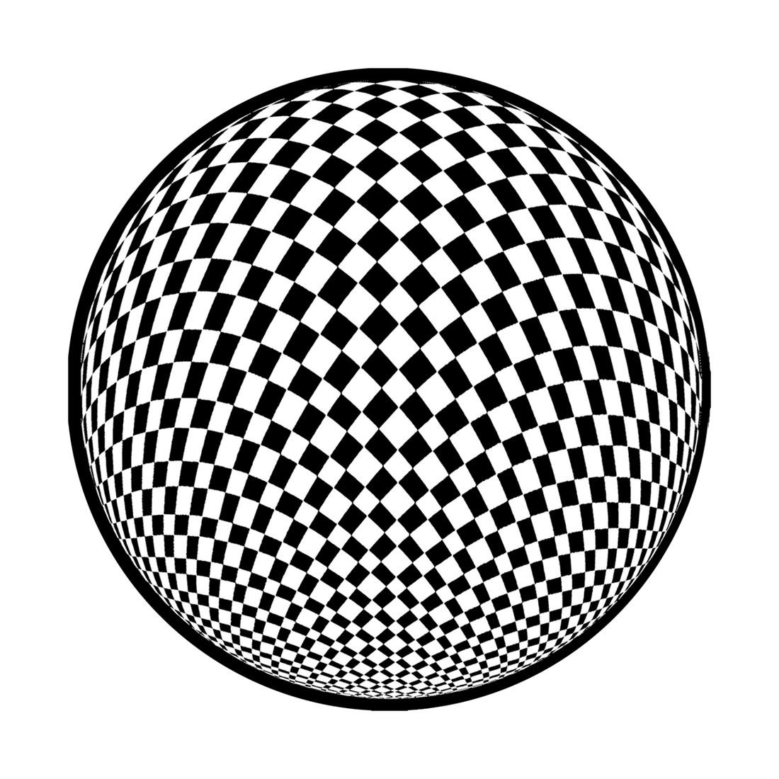 B&W Gobo | Checker Ball